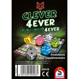 Clever 4-ever, Ersatzblock (75 Blatt): jetzt bestellen! | Schmidt Spiele® Shop