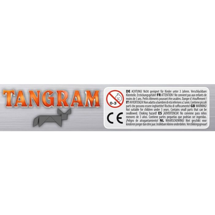 Schmidt Tangram Puzzle In Metal Tin Brain Teaser Game Schmidt Tangram ...